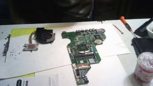 HP cq58 разборка,чистка,мигает Caps Lock,черный экран(disassembly, cleaning, flashing, black screen)