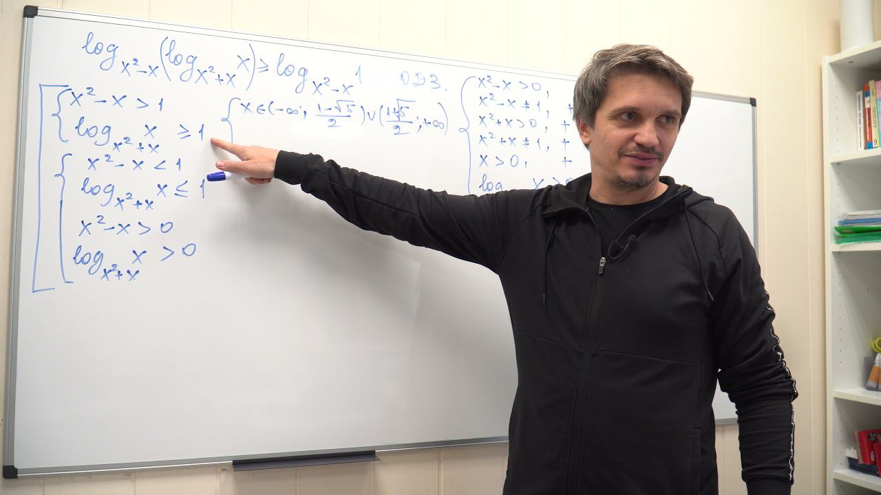 Неравенства. Логарифмы с переменным основанием.