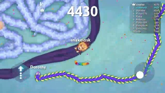 Epic Snake Io Gameplay! Top 1 Snake Io 🐍 The Map Snake Game #snakeio #ikilled godofsnake # ...