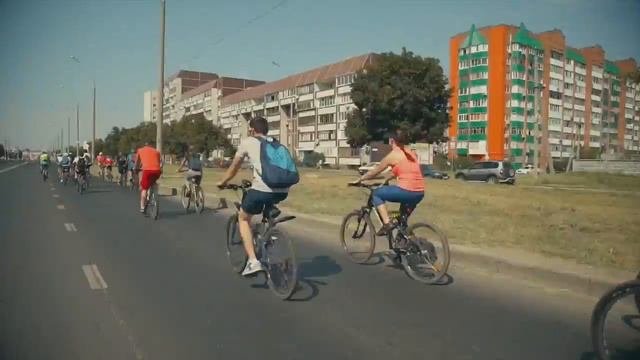 Велопрогулка  в честь 20-летия Унистрой в Тольятти, сентябрь 2016 г.