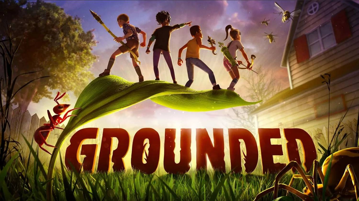 Grounded - №16 Ныряем под Дуб, делаем новый Лук!