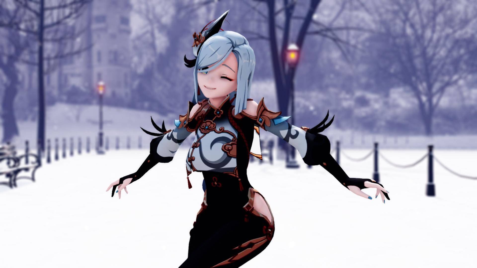 ||mmd x Genshin Impact|| Samba de wasshoi |Shenhe|