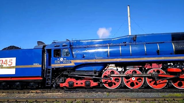 Паровоз П36-0032, станция Сортавала