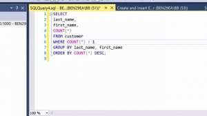Introduction to SQL Server - GROUP BY with HAVING - Lesson 34