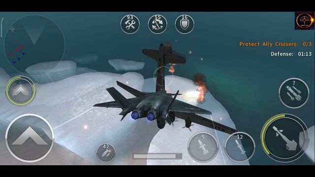 GUNSHIP BATTLE: Mighty Dragon - Protect Ally Cruisers / Подпишись, чтобы поддержать канал