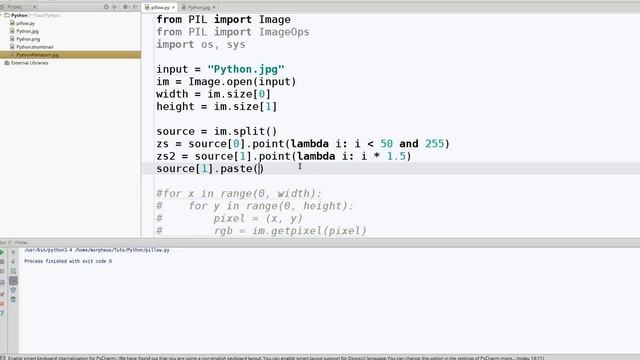 Python Bildbearbeitung mit Pillow Tutorial #7 - Farbauswahl, Masken und ...