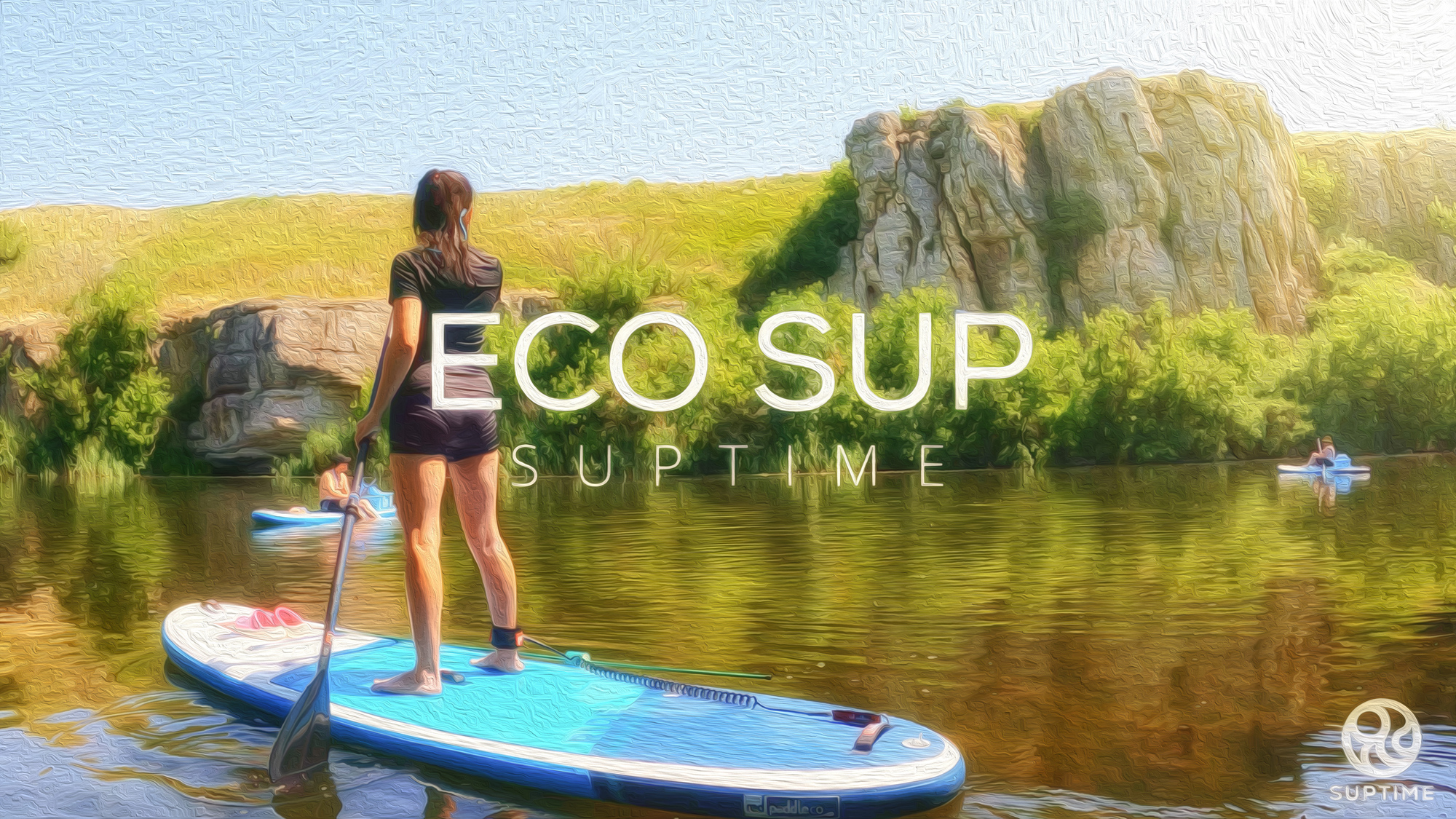 SUPTIME - ECO SUP - экологический сплав на сапдосках Red Paddle - река Быстрая, Ростовская область.