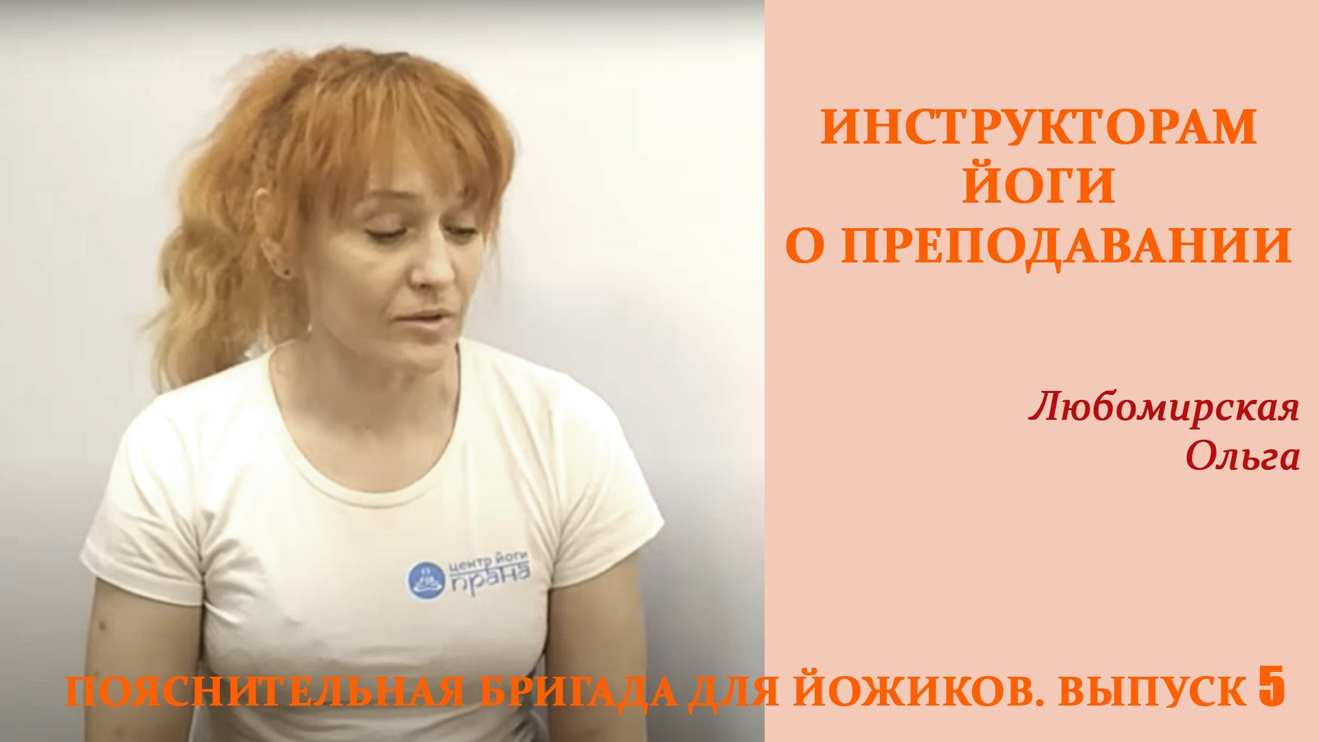 Инструкторам йоги о преподавании.
Пояснительная бригада для йожиков.