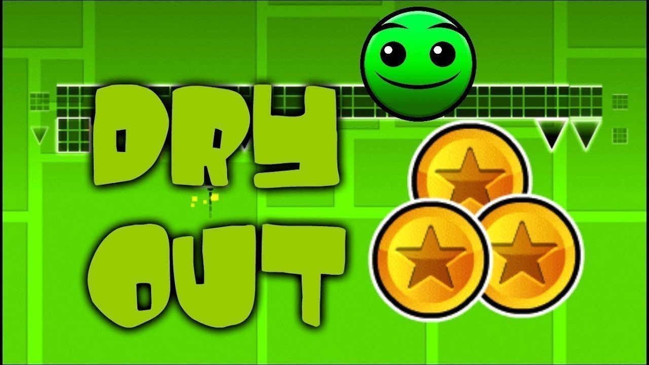 Прохождение geometry dash. Level 4 Dry Out. Gameplay