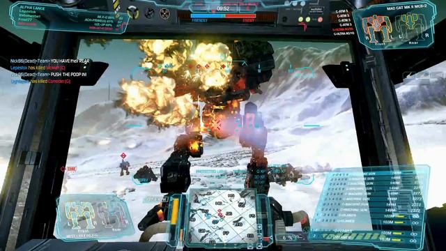 MechWarrior Online. Mist Lynx поджаривает всех