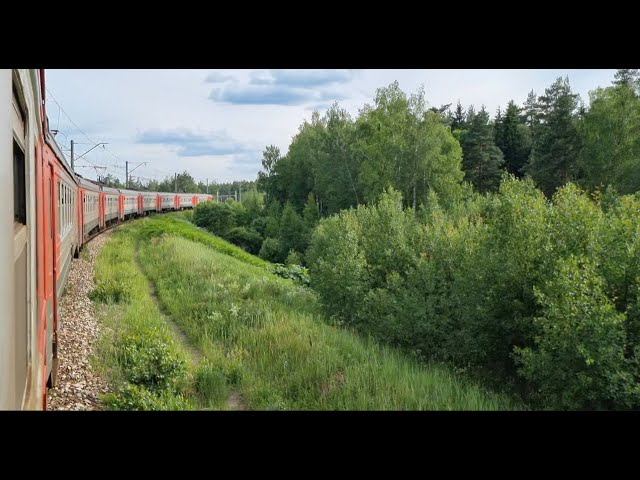 Вид из окна Электрички - ЭД4М