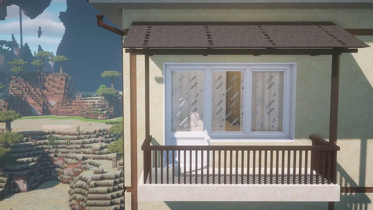Майнкрафт - Балкон для многоквартирного дома - LittleTiles