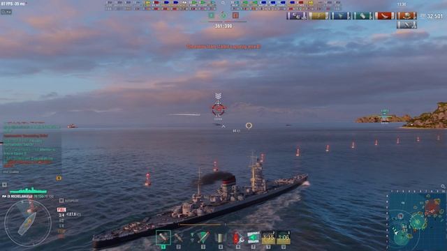 ???TOP Gameplay: cruiser Michelangelo #worldofwarships - смотреть видео ...