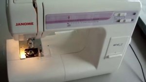 time2do: Janome 4618 Bobbin insertion and its Thread pick up