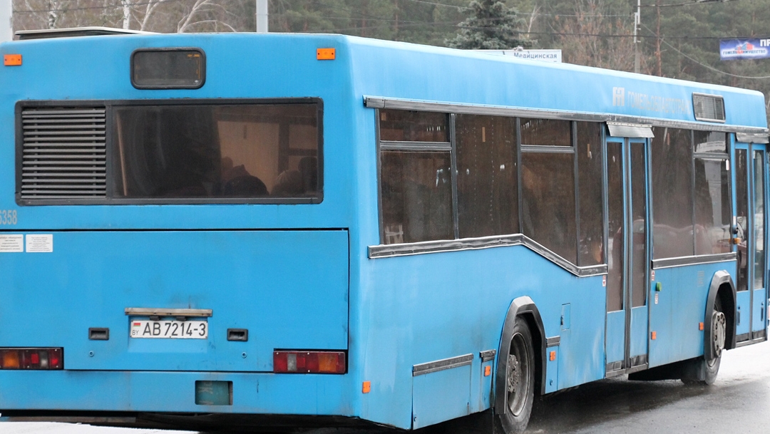 Автобус Гомеля МАЗ 103.С62 АВ 7214-3 Маршрут 61а Автовокзал - Туровская (Автовокзал - ОАО Комитерн)