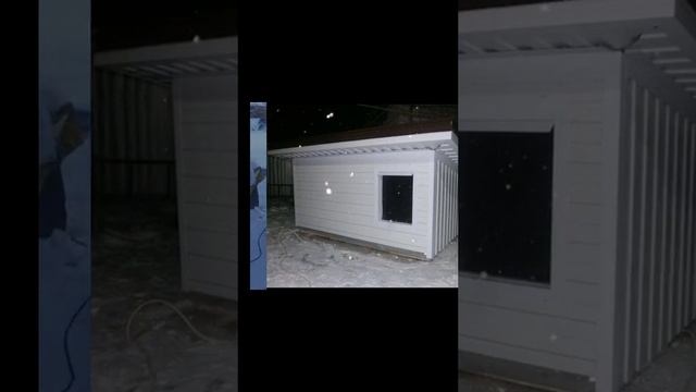 Когда очень любишь своего питомца: будка с подогревом для собаки.