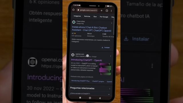 Cómo tener chat gpt en Android (celular) #android #chatgpt #inteligenciaartificial #ias #tecnologia