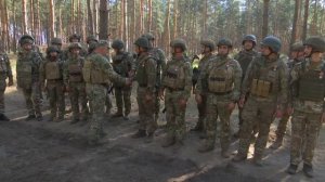 Награждение боевыми наградами военнослужащих ЗВО
