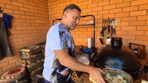 Мясные шарики в тыкве