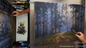 ?Autumn freshness (Autumn landscape) Acrylic. Artist - Viktor Yushkevich. 2019.