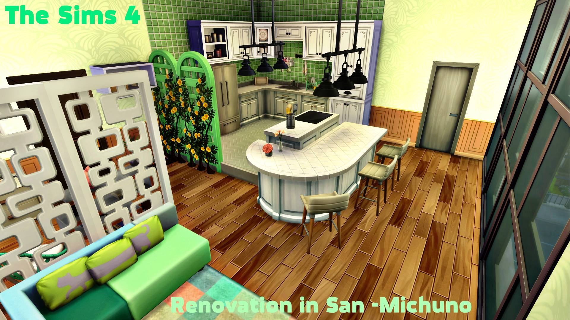 РЕМОНТ КВАРТИРЫ САН-МИШУНО В THE SIMS 4