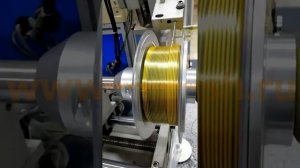 Укладка 3D прутка на однопостовом намотчике