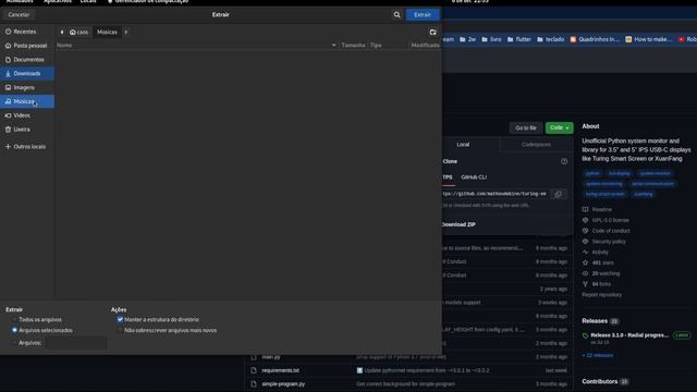 turing smart screen python pt-br LINUX - смотреть видео онлайн от ...