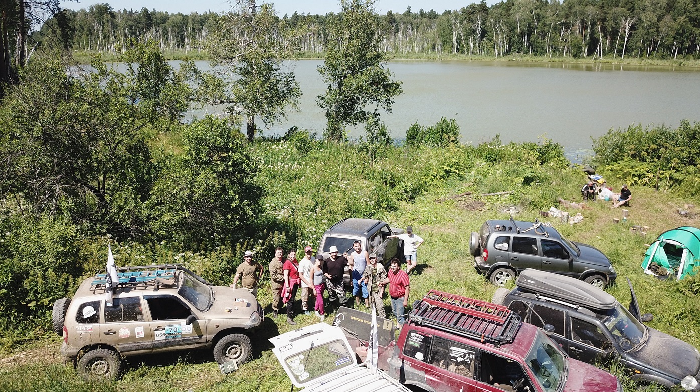 Покатушка с Ниваклубом в Караканский бор. Июль 2019