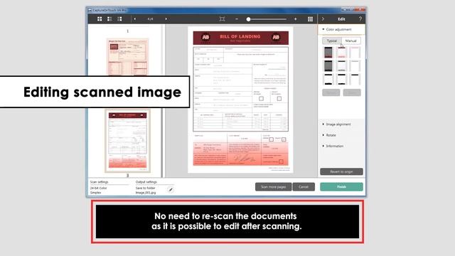 Canon imageFORMULA CaptureOnTouch scanning software quick product ...