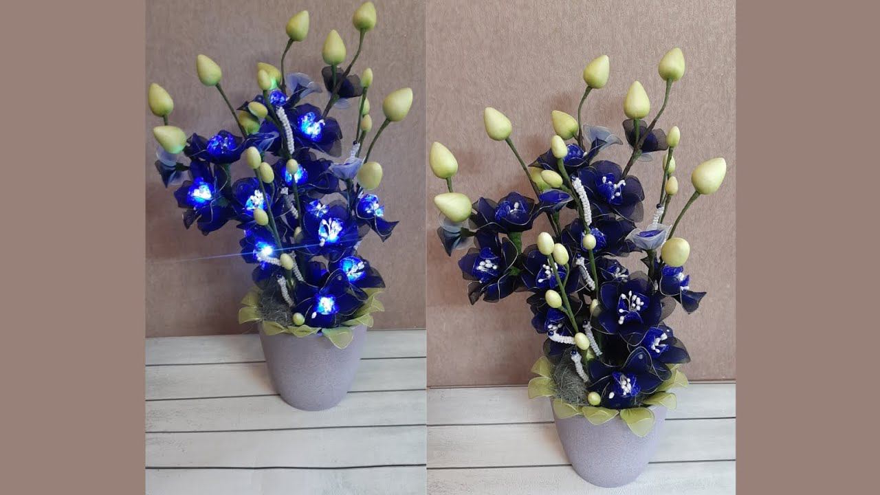 МК. Часть 3. Светильник - Ночник из нейлоновой ткани.