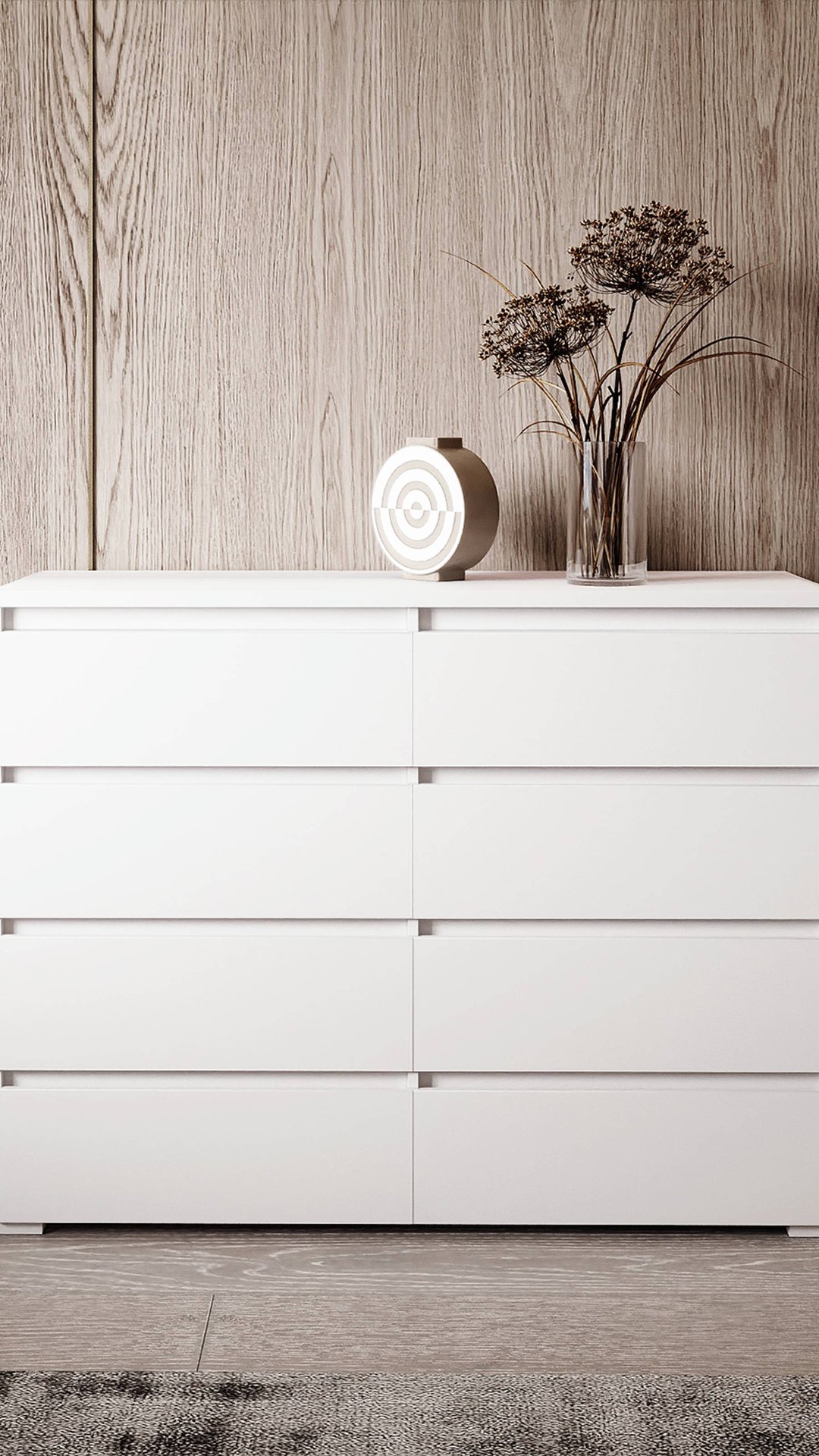 Комод Лион белый