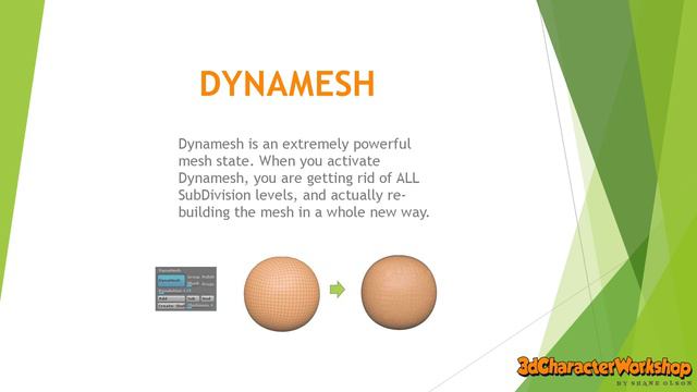 [ZBrush] Module 1 - Zbrush Fundamentals - 9. Mesh States