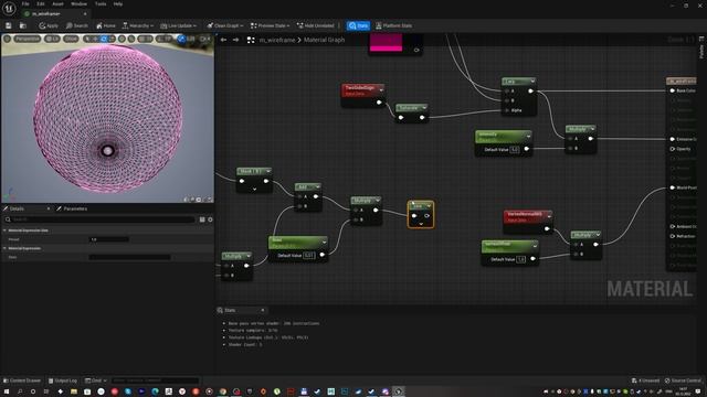 Wireframe material