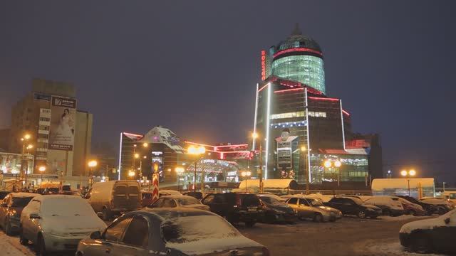Самара • Новый год 2021. Комсомольская площадь.