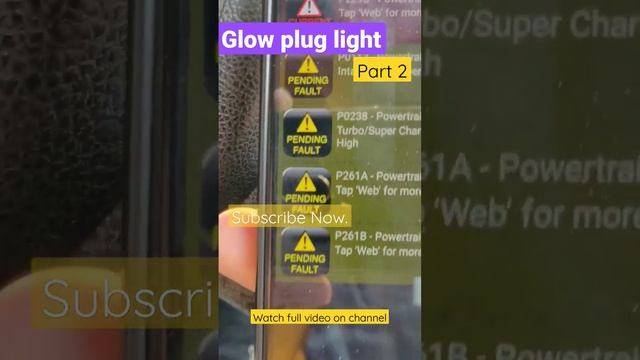 Skoda Rapid Glow Plug Light part 2 | Full video on channel |
