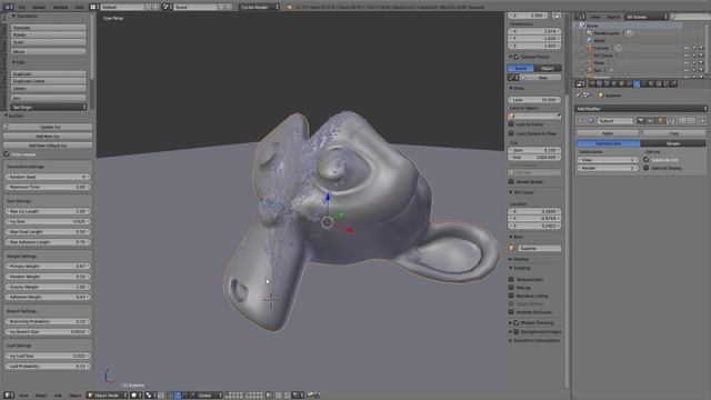 Movie Scene Creation in Blender 3D на русском языке 11 как создать реалистично выглядящий плющ