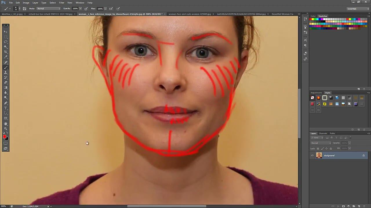 05  Analyzing different types of female faces
