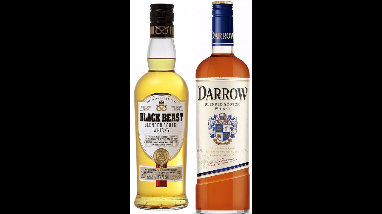 Сравнение Whisky  Black Beast  и  Whisky  Darrow .