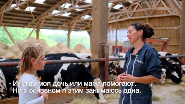 Ферма во Франции | Покупаем домашнее молоко | Как во Франции доят коров ...