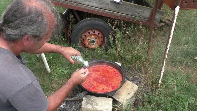 Лечо в казане