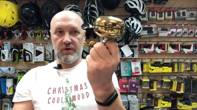 Звонок велосипедный латунный двухзональный Nuvo NH-B688