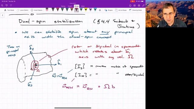 Dual-Spin Spacecraft | Instability of Intermediate and Minimum ...