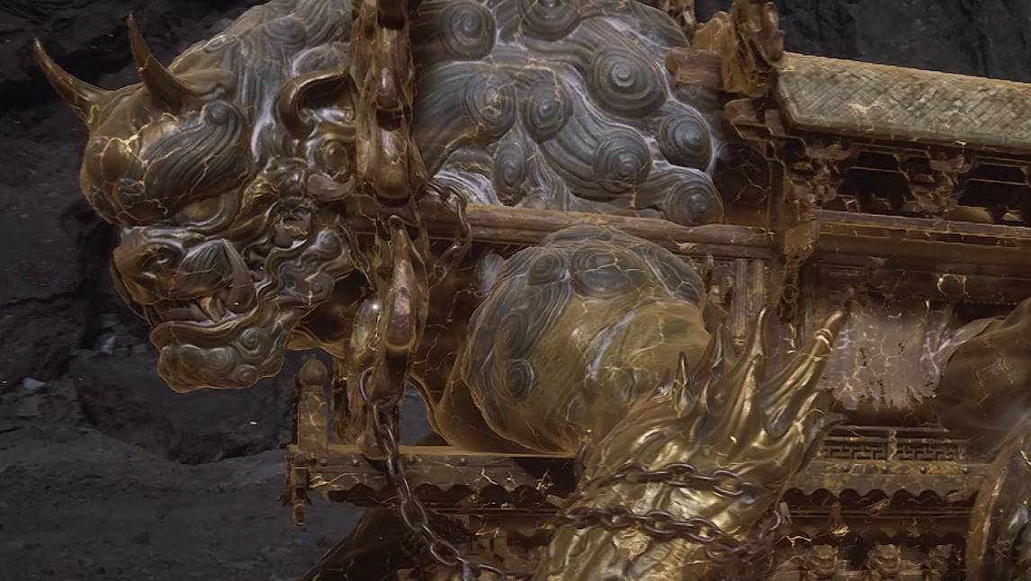 Black Myth  Wukong - Повозка (рыжая с золотом)