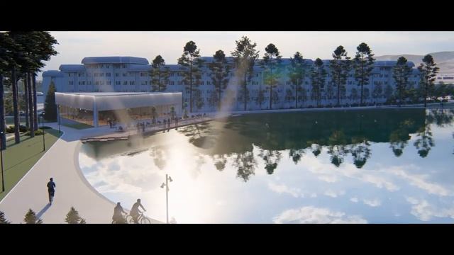 Эскизный проект парка здоровье в Бишкеке.