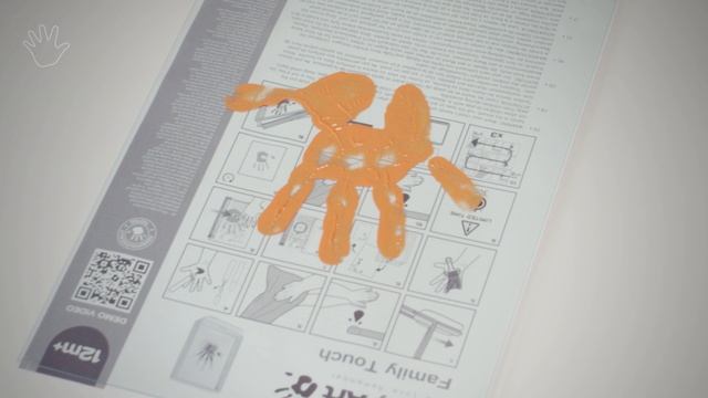 Делаем отпечаток краской Baby Art