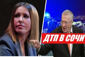 Жириновский раскритиковал Собчак за поспешный отъезд с места смертельного ДТП под Сочи!