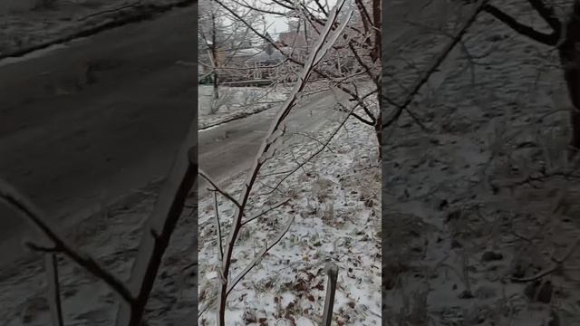 Донецк снова скован льдом