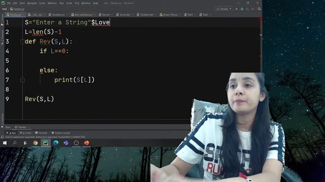 11 Boards-2022 | Class 12th Computer Science | Python:- Reverse a String Using Recursion ...