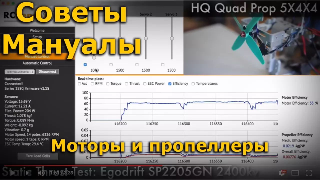 О моторах и пропеллерах для новичков