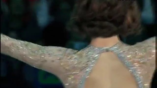Sasha Cohen.  Hurt by Christina Aguilera.